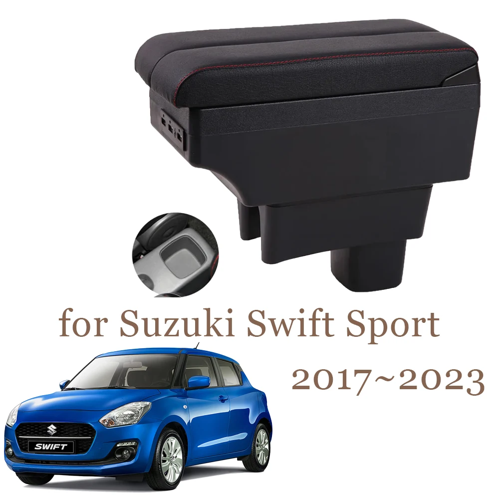 Reposabrazos de coche para Suzuki Swift Sport 2017 ~ 2023, caja de ...