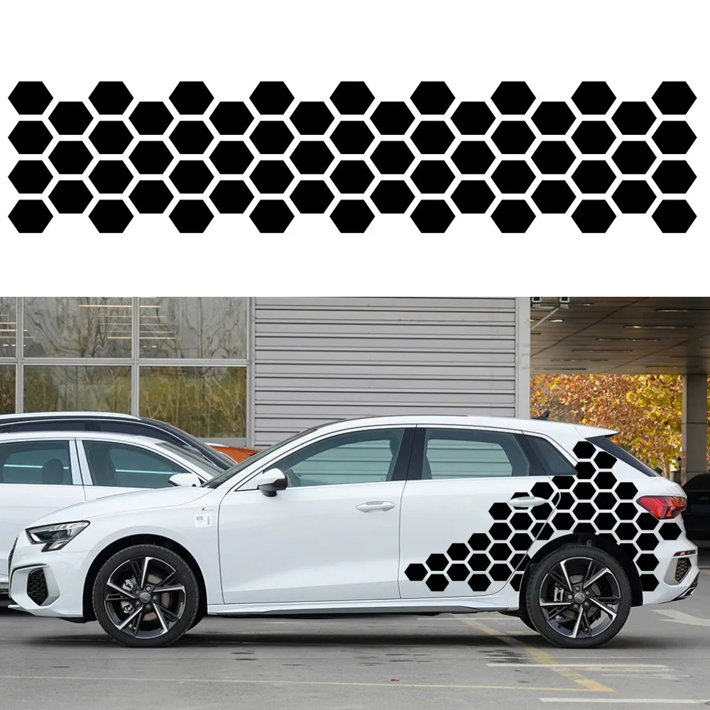 1PCS-Honeycomb-Graphics-Car-stickers-For-Audi-BMW-Ford-Kia-Renualt-Fiat ...
