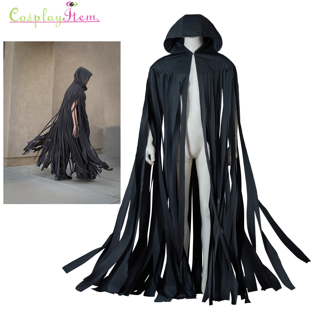 Unisex Hooded Cardigan Cloak Outerwear Mistborn Vin Cosplay Warrior ...