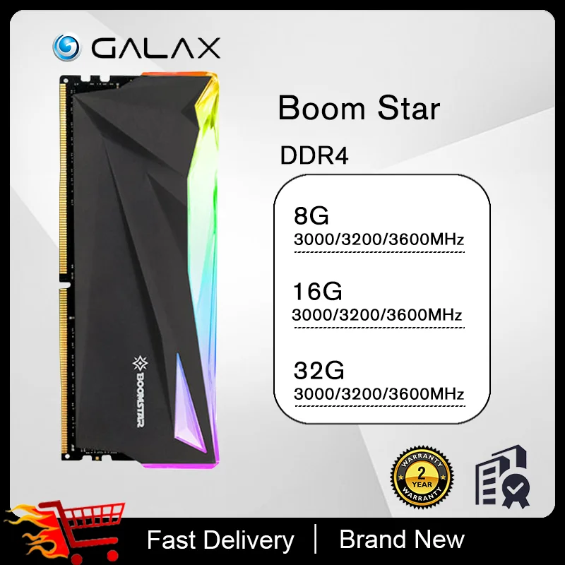 GALAX-Mem-ria-RAM-de-Placa-M-e-Boomstar-RGB-Desktop-AMD-Intel-CPU-DDR4 ...