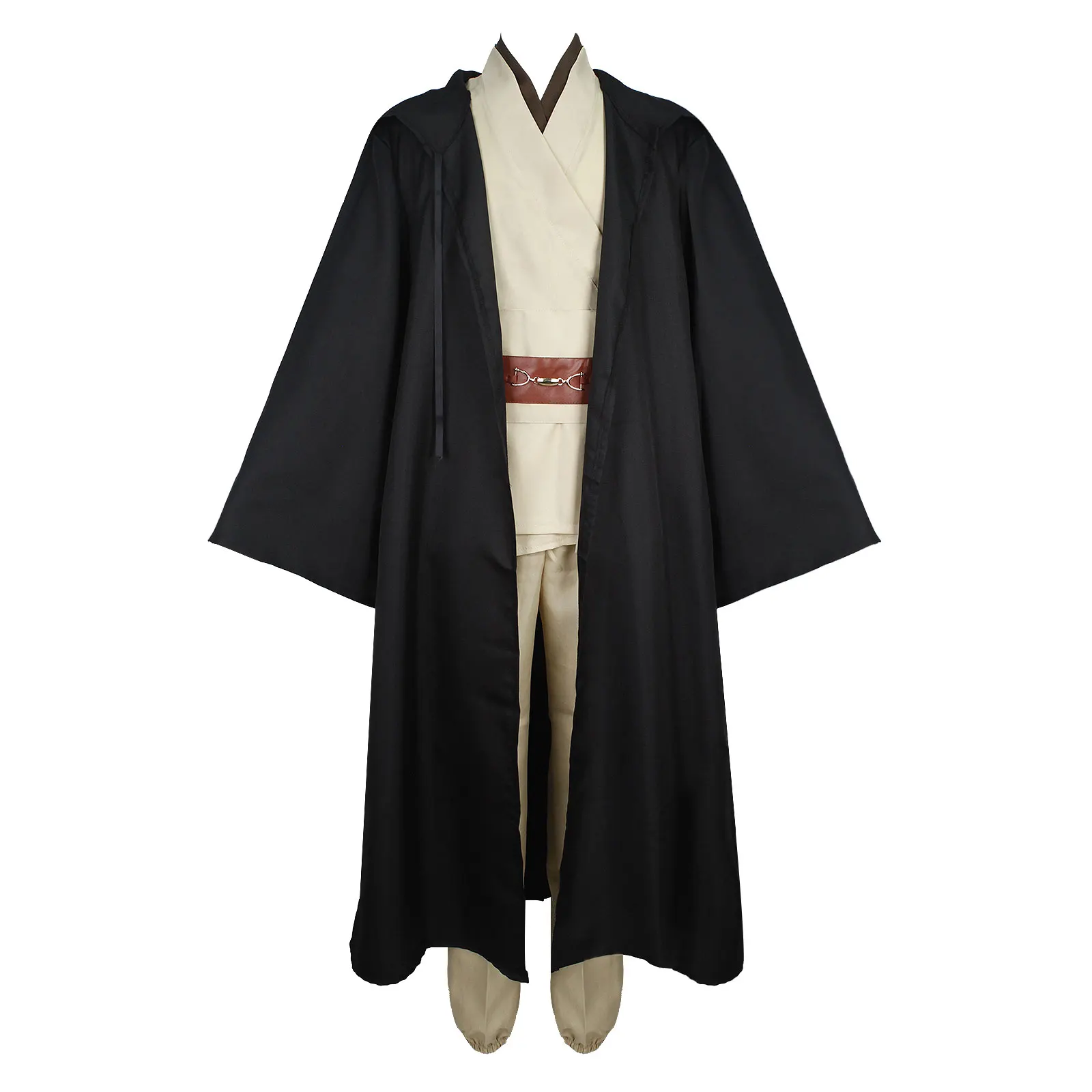 Jedi Tunic Costume Adult Tunic Hooded Robe Anakin Skywalker Uniform Men ...