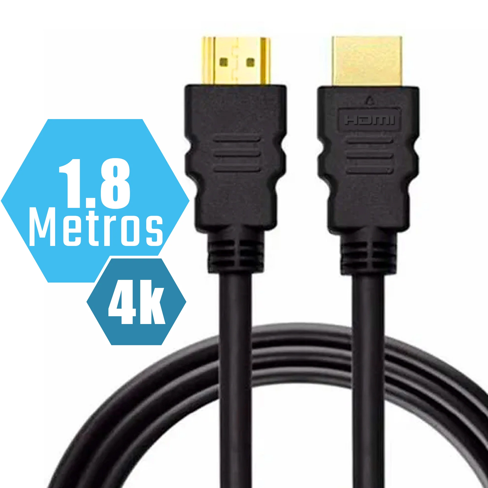 Hdmi Cable For Tv 4k Uhd Pc Computer Notebook High Speed - Audio ...