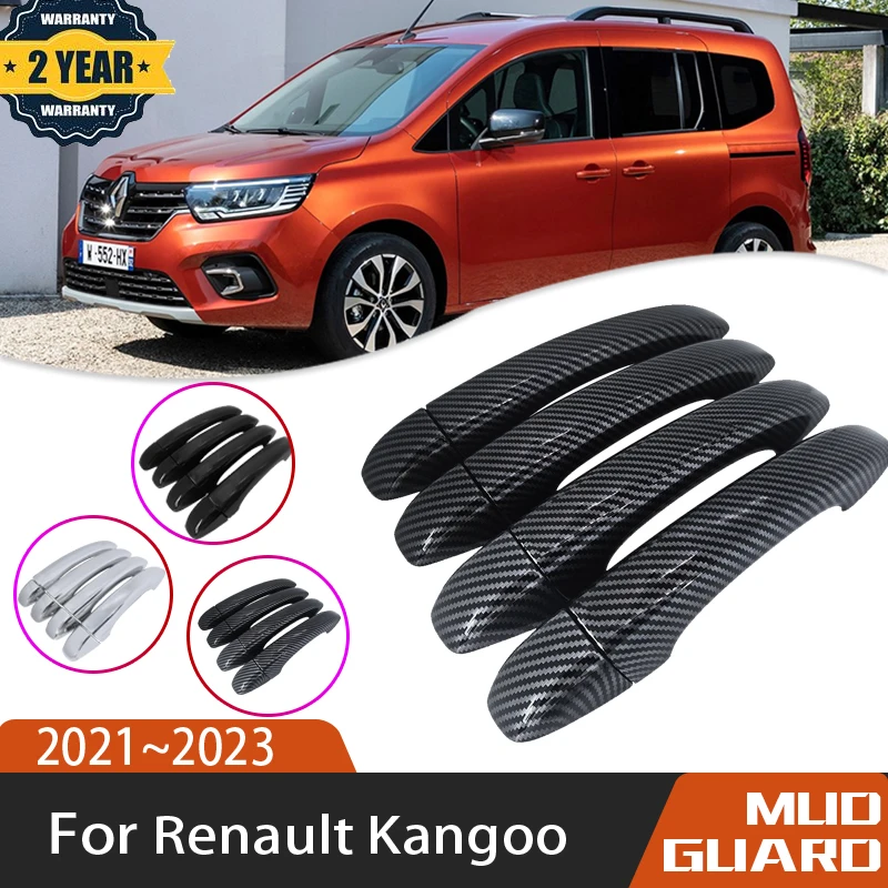 Car-Black-Carbon-Fiber-Door-Handle-For-Renault-Kangoo-Mercedes-Benz ...