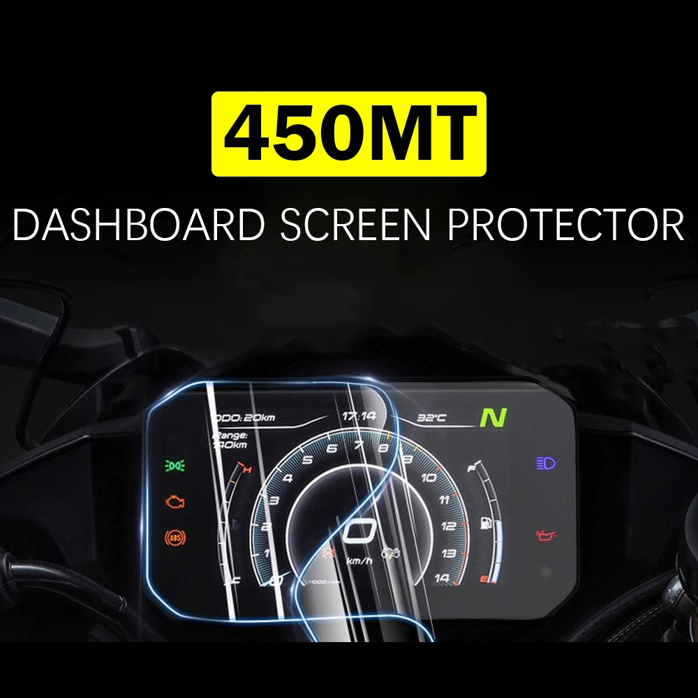 for-cfmoto-450mt-Dashboard-Screen-Protector-450MT-Screen-Protector-Scratch-Protection-Film-for ...