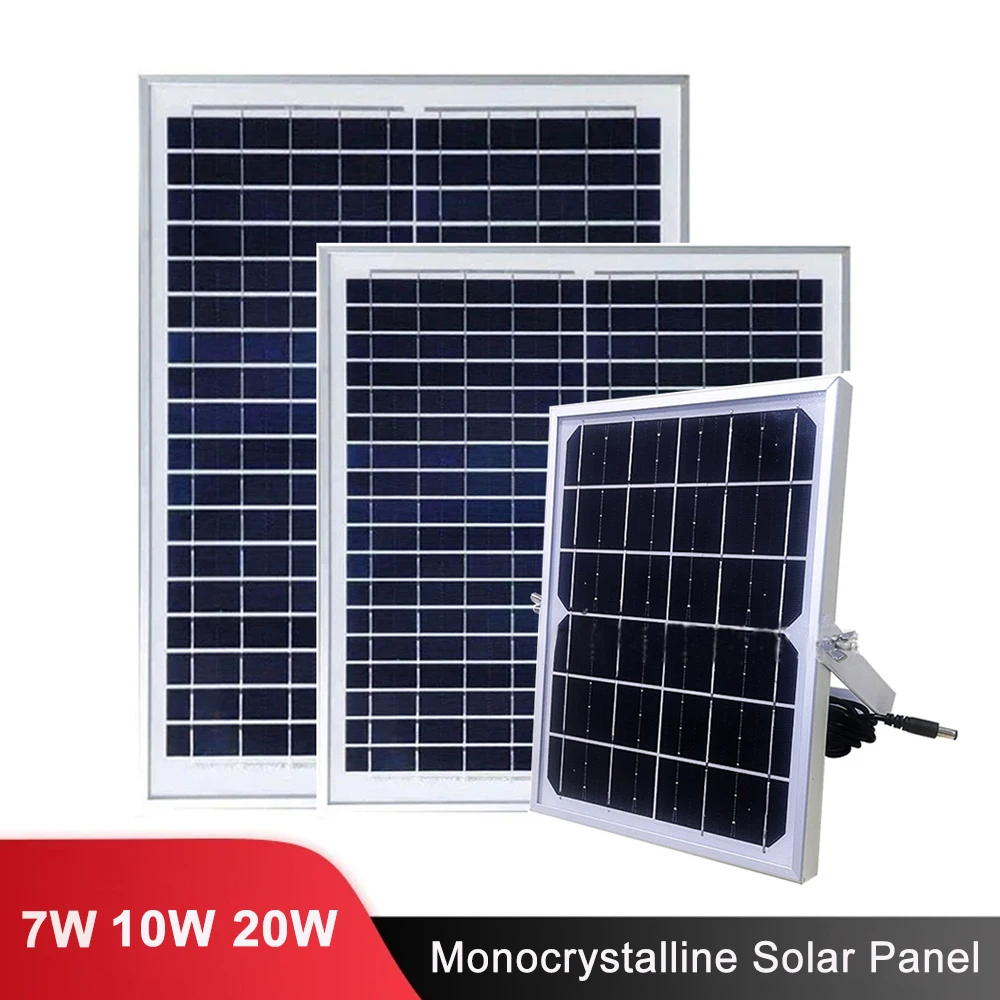New-18V-Monocrystalline-Silicon-Solar-Panel-5W-10W-20W-PV-Module-Solar ...