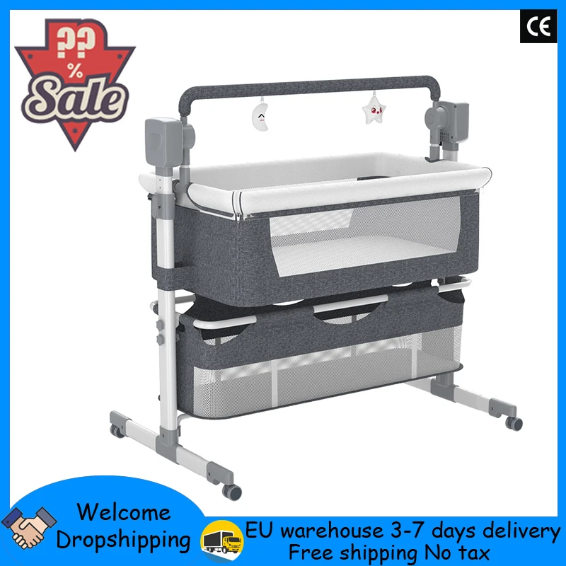 Baby-Crib-Cradle-Newborn-Movable-Portable-Nest-Crib-Baby-Travel-Bed ...