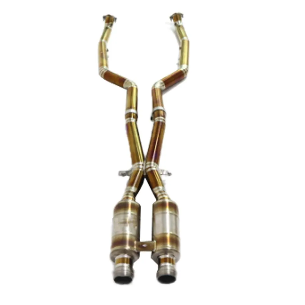 UNIQUE Titanium Alloy Exhaust System Performance Middle Pipe For BMW ...