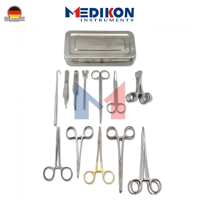 21 Pieces German Complete General Surgery instruments set Breast Colon ...