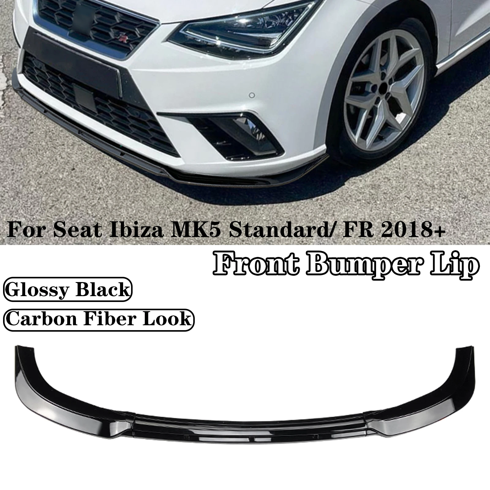 Car-Front-Bubper-Lip-Diffuser-Sopiler-Lower-Body-Kit-Auto-Accessories ...