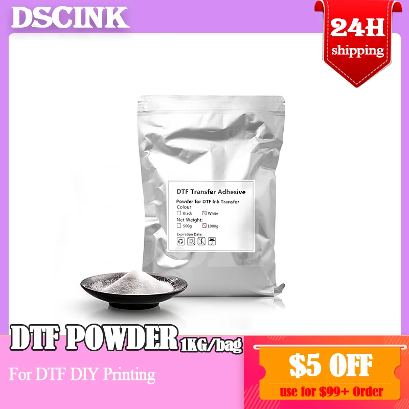 DTF-powder-Hot-Melt-Powder-White-PET-Direct-Transfer-Film-Printing-For ...