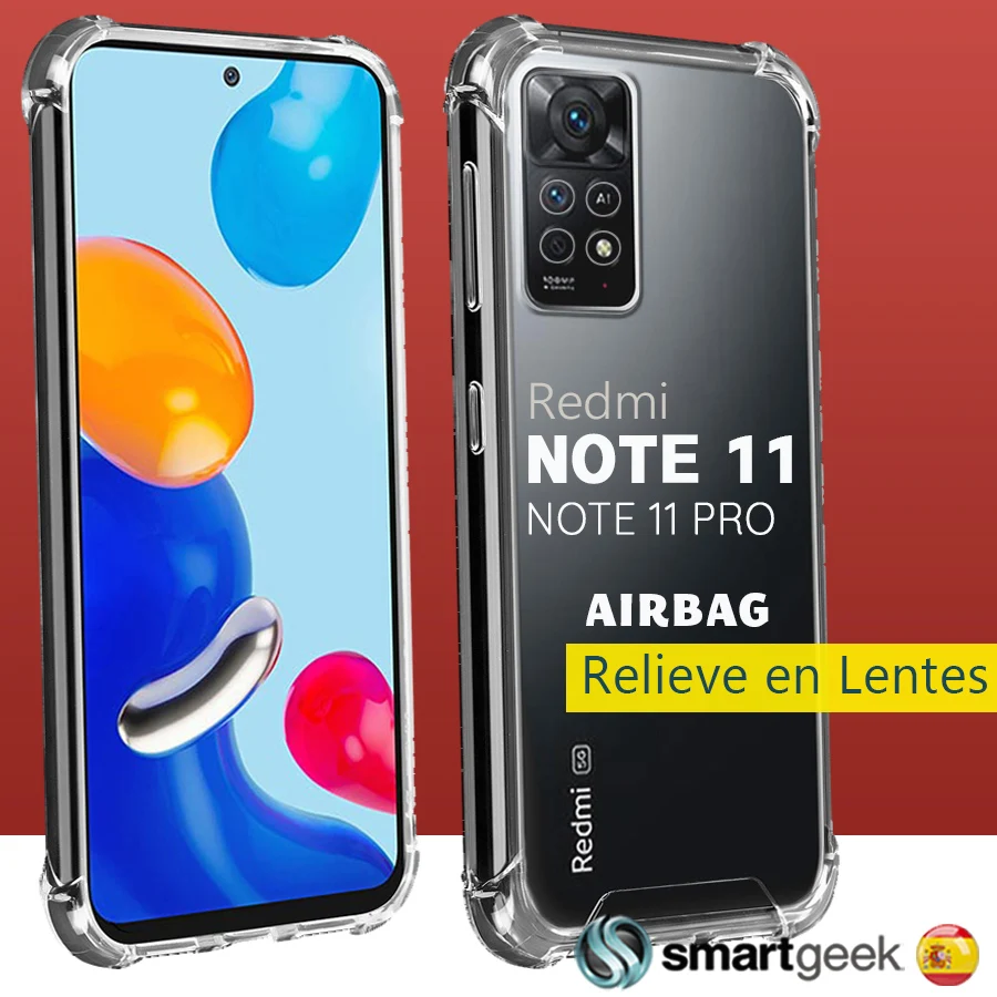 Funda TPU Shock Reforzada Esquinas Golpes Redmi NOTE 11 PRO 4G 5G 11S ...