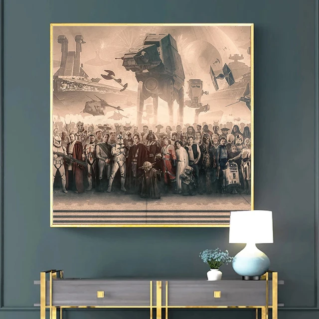 Panoramic Star Wars Paintings