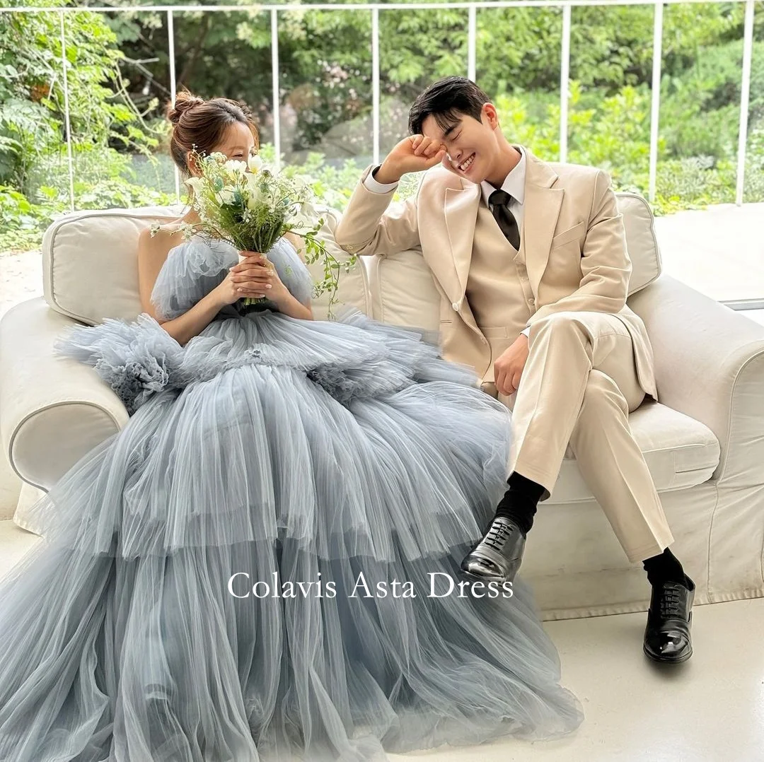 SONDR-Tiered-Corset-Korea-Evening-Dress-Customized-Formal-Ruffles-Prom ...