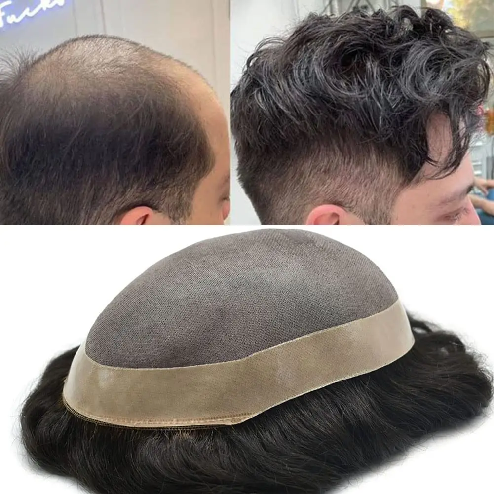 Men-Toupee-Hair-Replacement-MONO-Systems-For-Men-Natural-Male-Hair-Capillary-Prosthesis-Durable ...