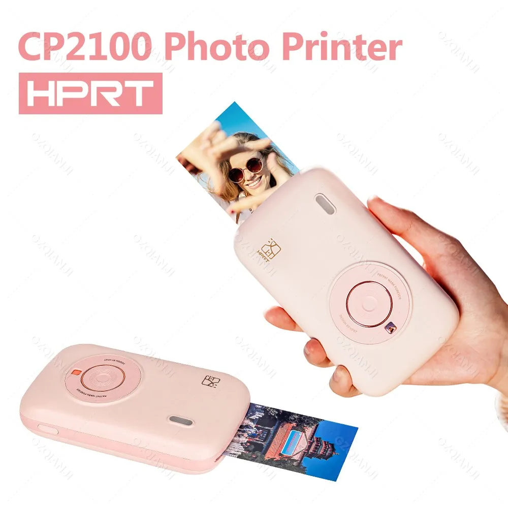 HPRT-CP2100-Portable-Photo-Printer-Portable-Mini-Color-HD-Bluetooth ...