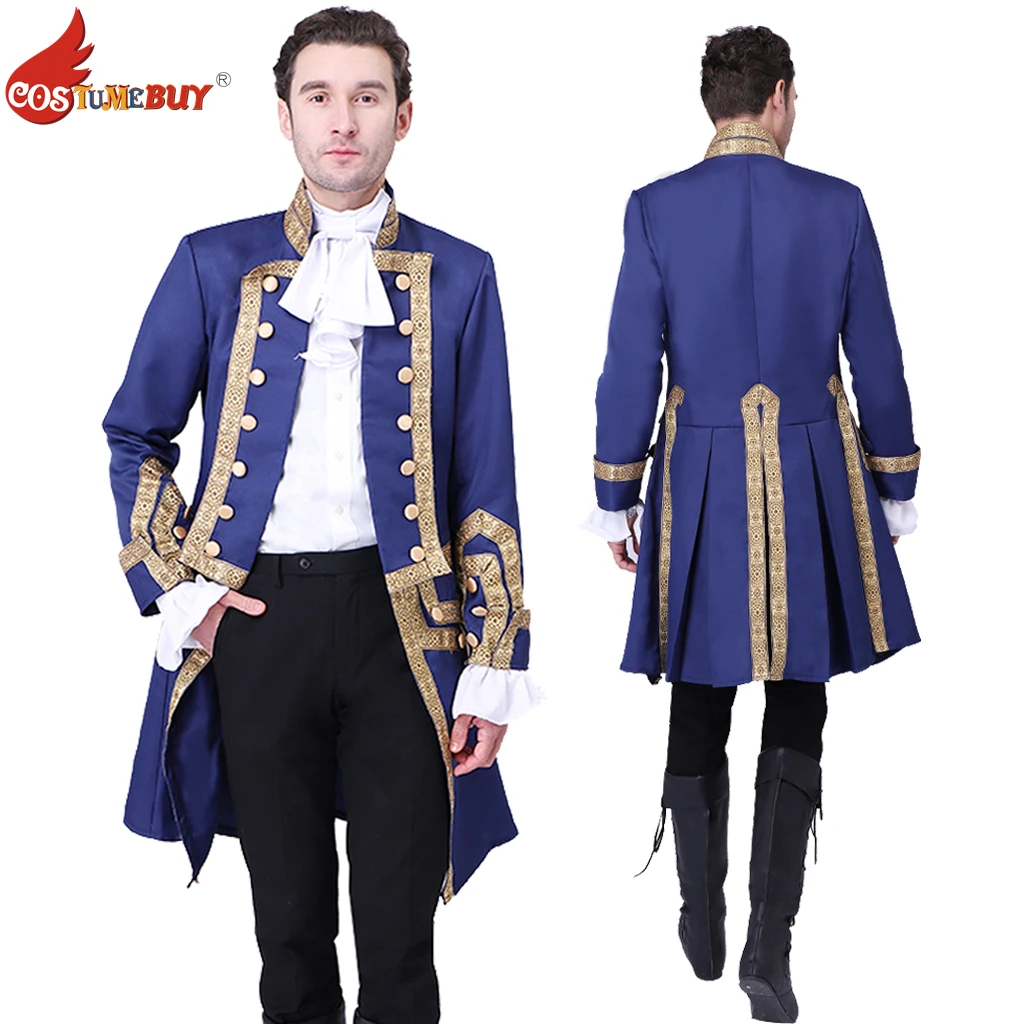 18th-19th-century-Prince-Nobility-Cosplay-Costume-Blue-Vintage-Men-s ...
