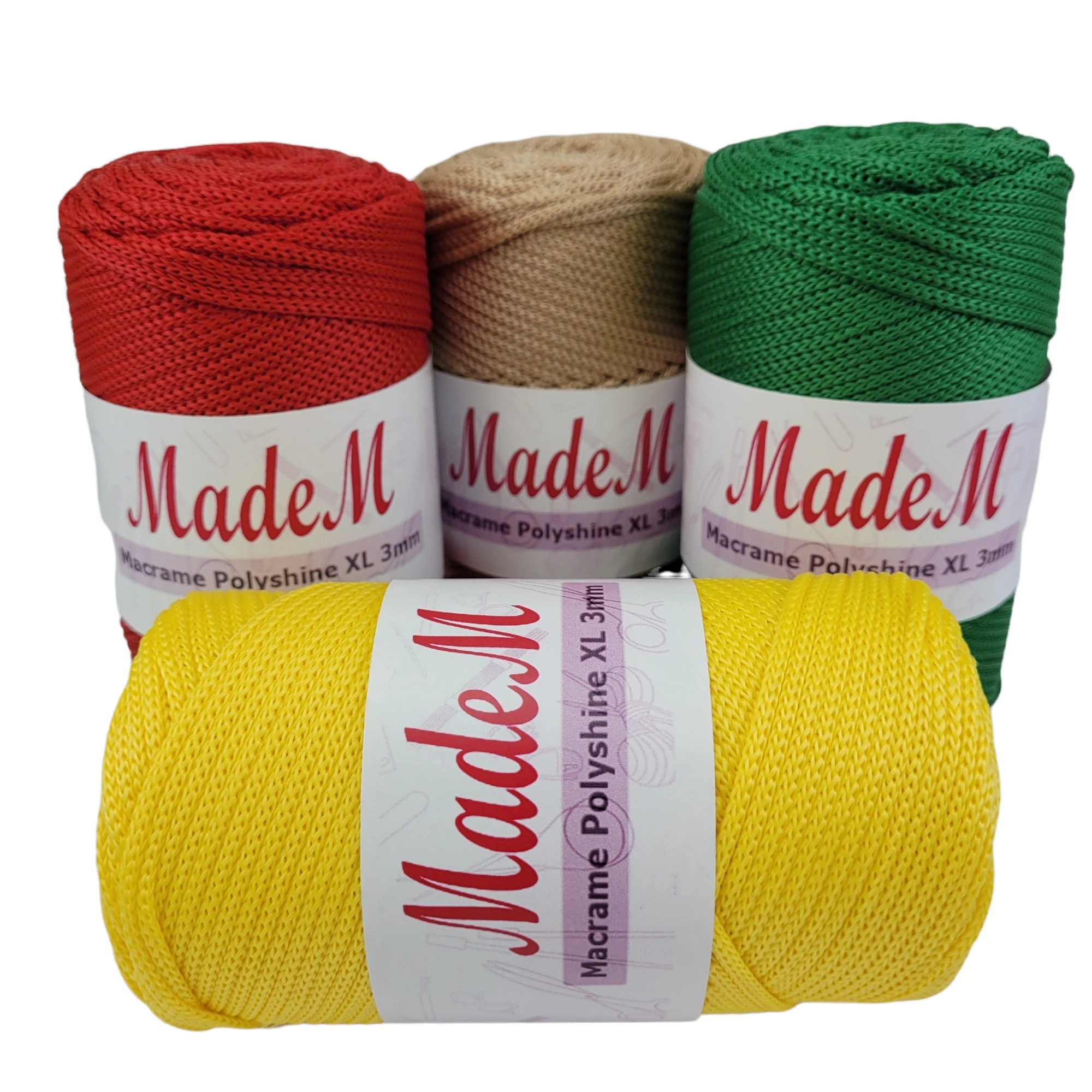 Polyester Wedding Accessories | Polyester Macrame Yarn 3mm - 3mm Yarn ...