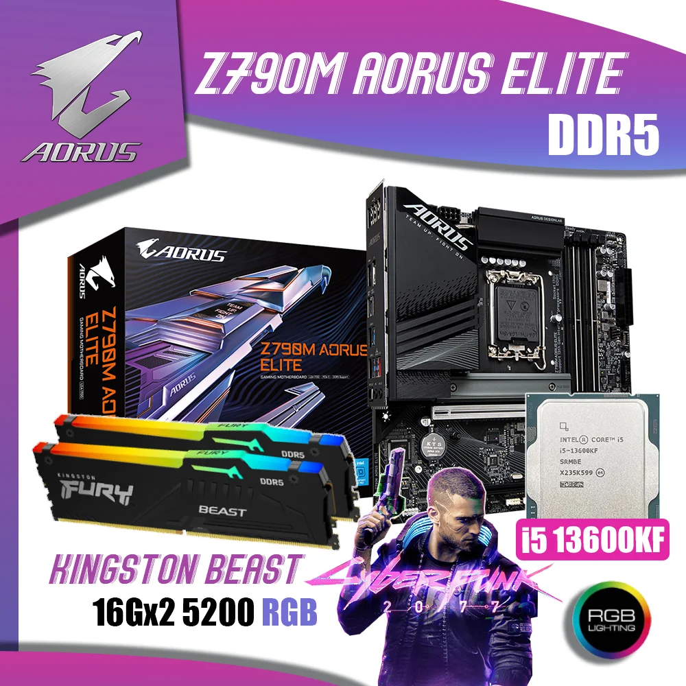 Kit-GIGABYTE-Z790M-AORUS-ELITE-DDR5-LGA1700-Motherboard-With-Intel-Core ...
