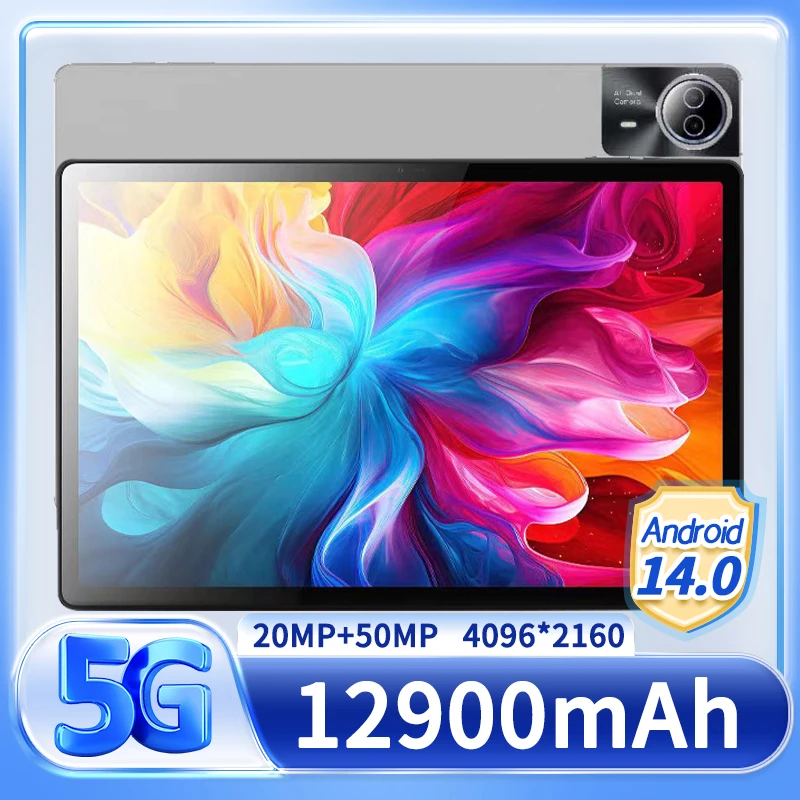 14-Zoll-Tablet-PC-Android-14-0-Dual-SIM-Karte-5g-Anruf-WiFi-GPS-globale ...