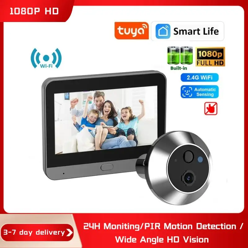 Mini-300P-Tuya-1080P-WiFi-Magic-Door-Camera-Automatic-Sensing-Door-Eye ...