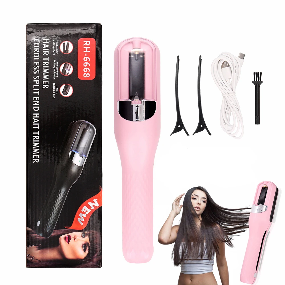 Hair Split Ends Trimmer 3 Automatic Split End Remover Damaged Hair ...