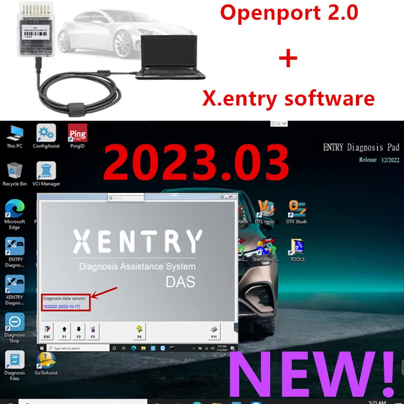 Newest 2023.03 Xentry Software For Benz Diagnosis And Programming ...