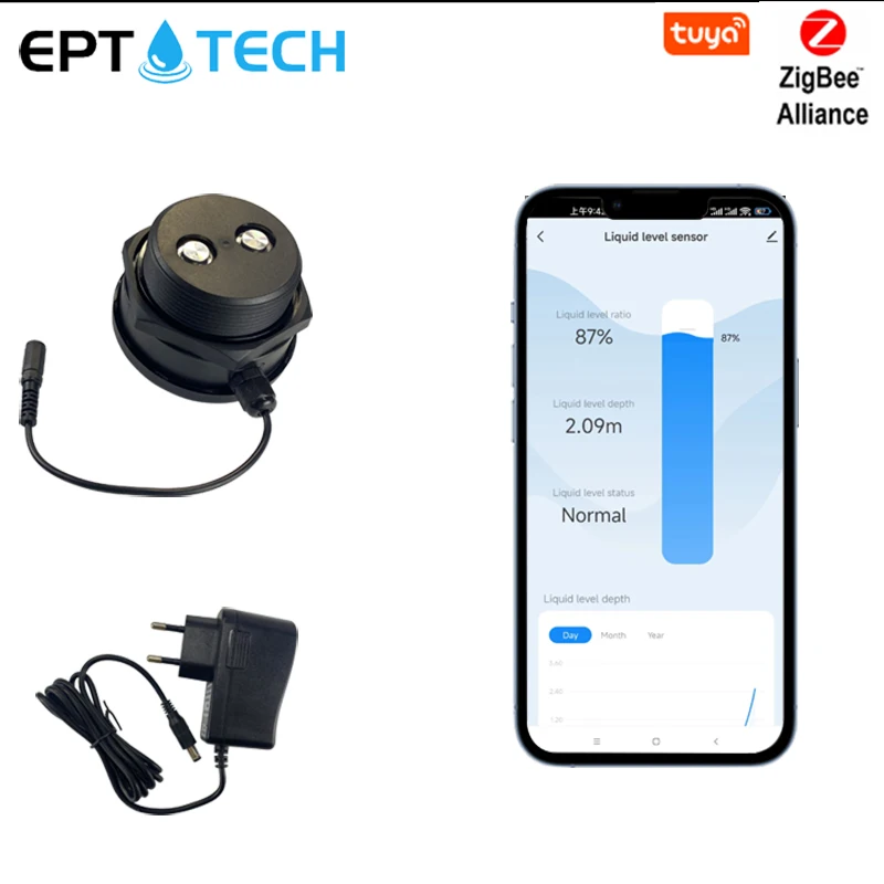 EPTTECH-Monitor-de-N-vel-Tanque-Imperme-vel-Controle-Remoto-em-Tempo ...