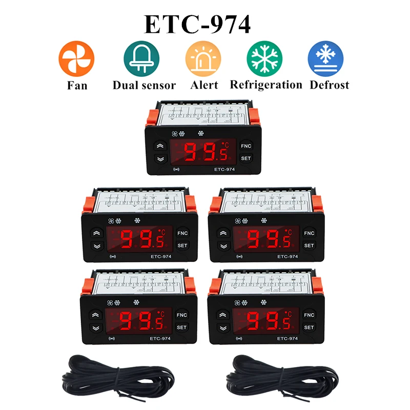 ETC-974-Thermoregulator-Temperature-Controller-Refrigerator-Defrosting-Alarm-Heating-Control ...
