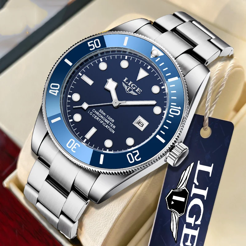 LIGE-Watches-for-Men-Top-Brand-Luxury-Chronograph-Luminous-Quartz-Watch ...