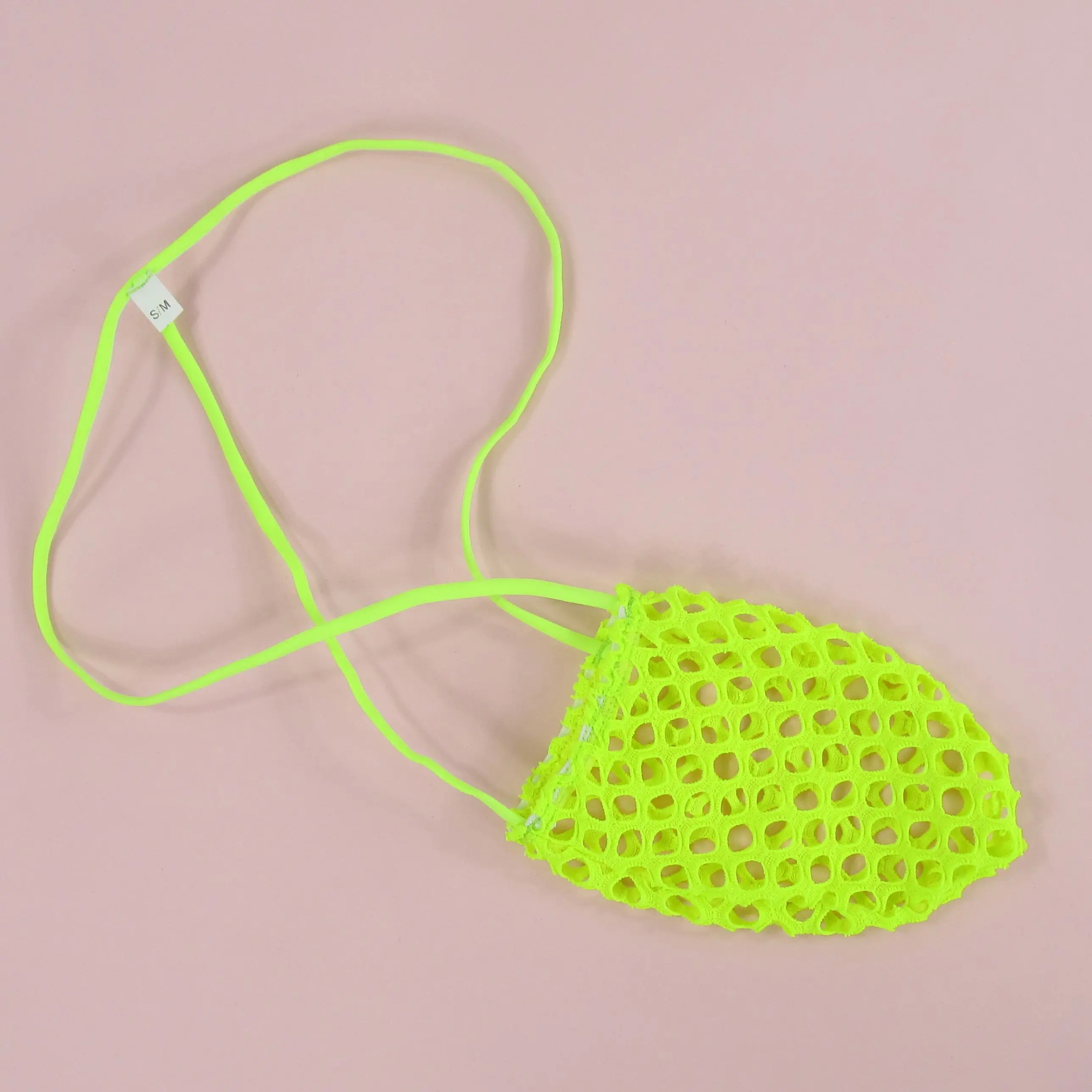 Mens G1429 penis bag sexy pouch Big Net C-thru male tanning bag with ...