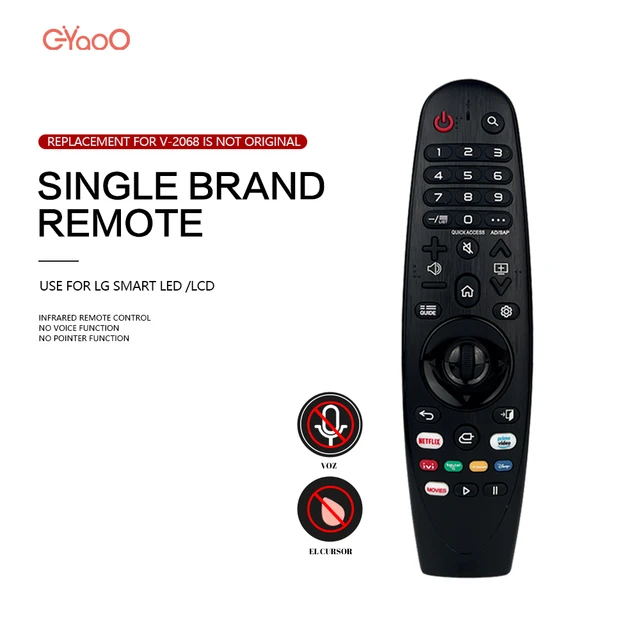 AKB75855501 MR20GA IR Remote Control For LG Smart TV AI ThinQ OLED ...