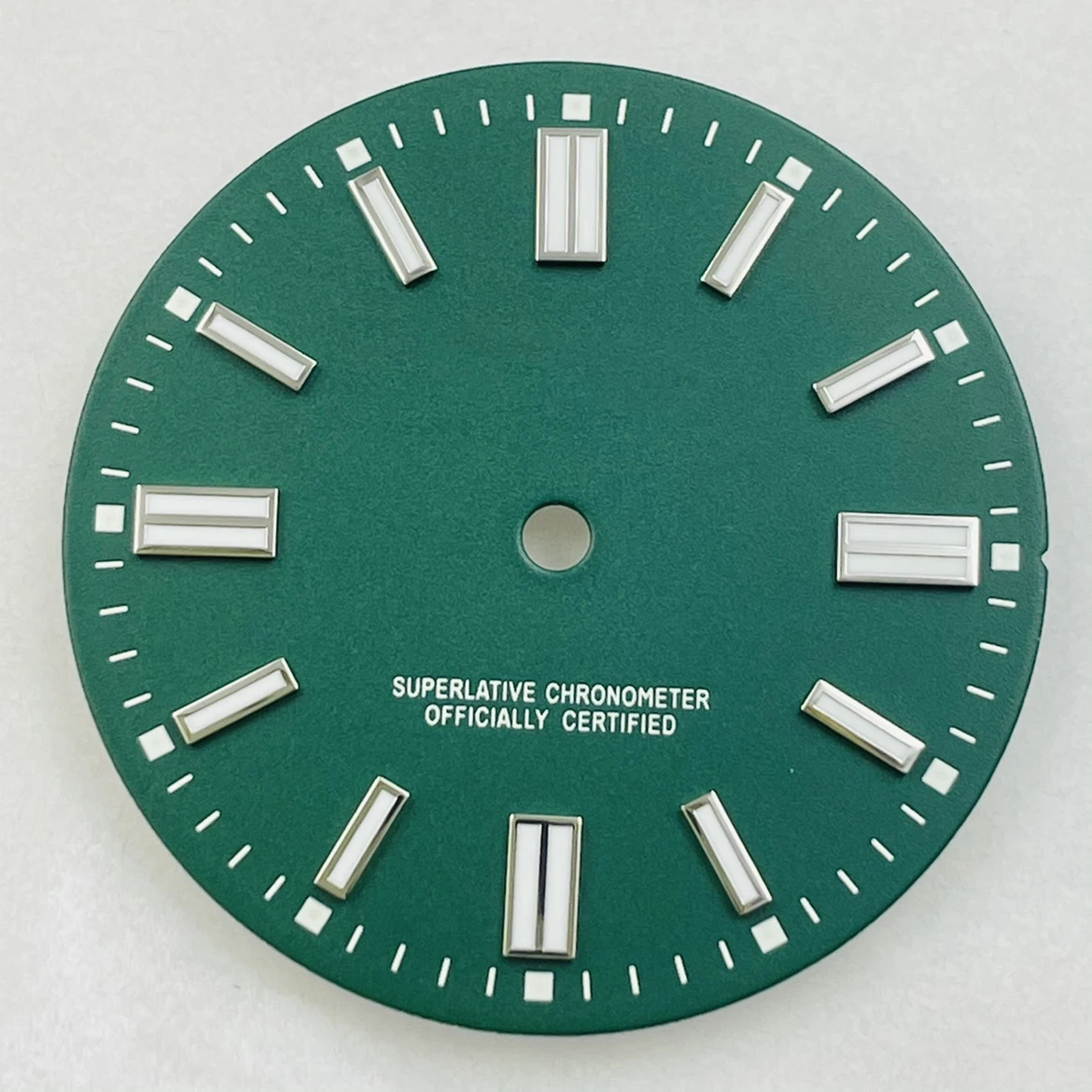 Nh35 Dial Watches Case Tool Green Luminous 28.5mm Modified Dial For ...