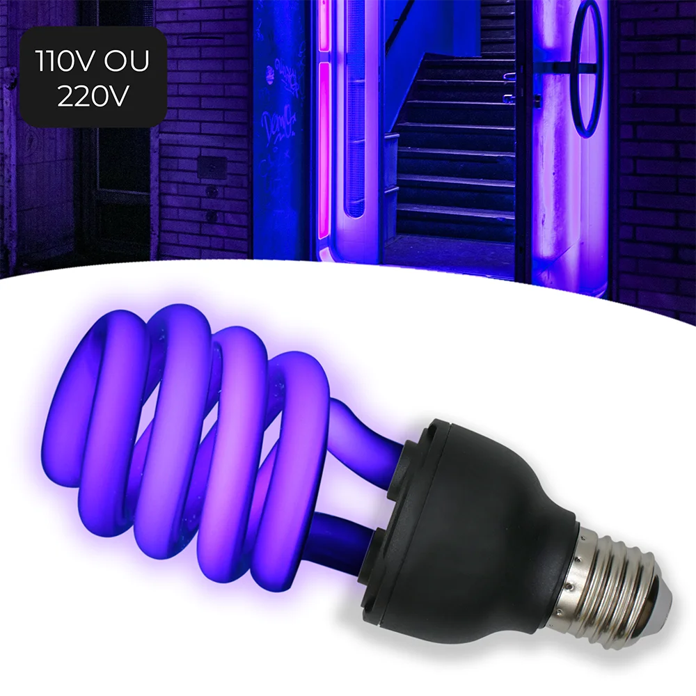 Lâmpada Fluorescente 36w Luz Negra Efeito Neon 110v / 220v| | - AliExpress