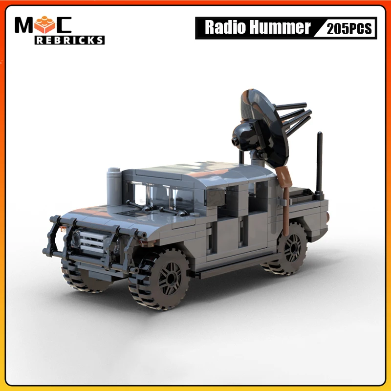 WW2-Military-MOC-Building-Blocks-Vehicle-Army-Tactical-InGen-Radio ...
