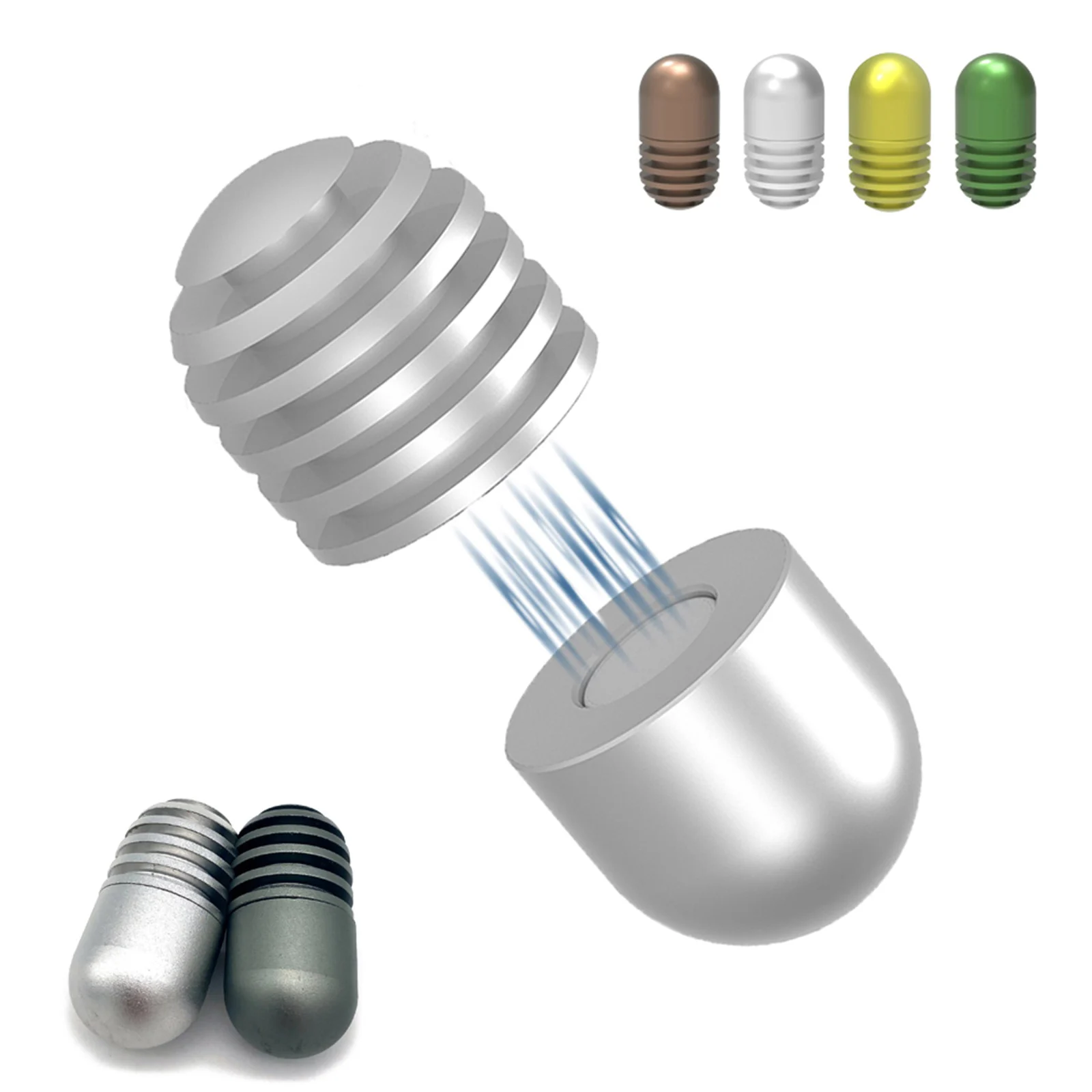 Fidget Slider Edc Metal Magnetic Haptic Toys Capsule Adhd Anti-anxiety ...