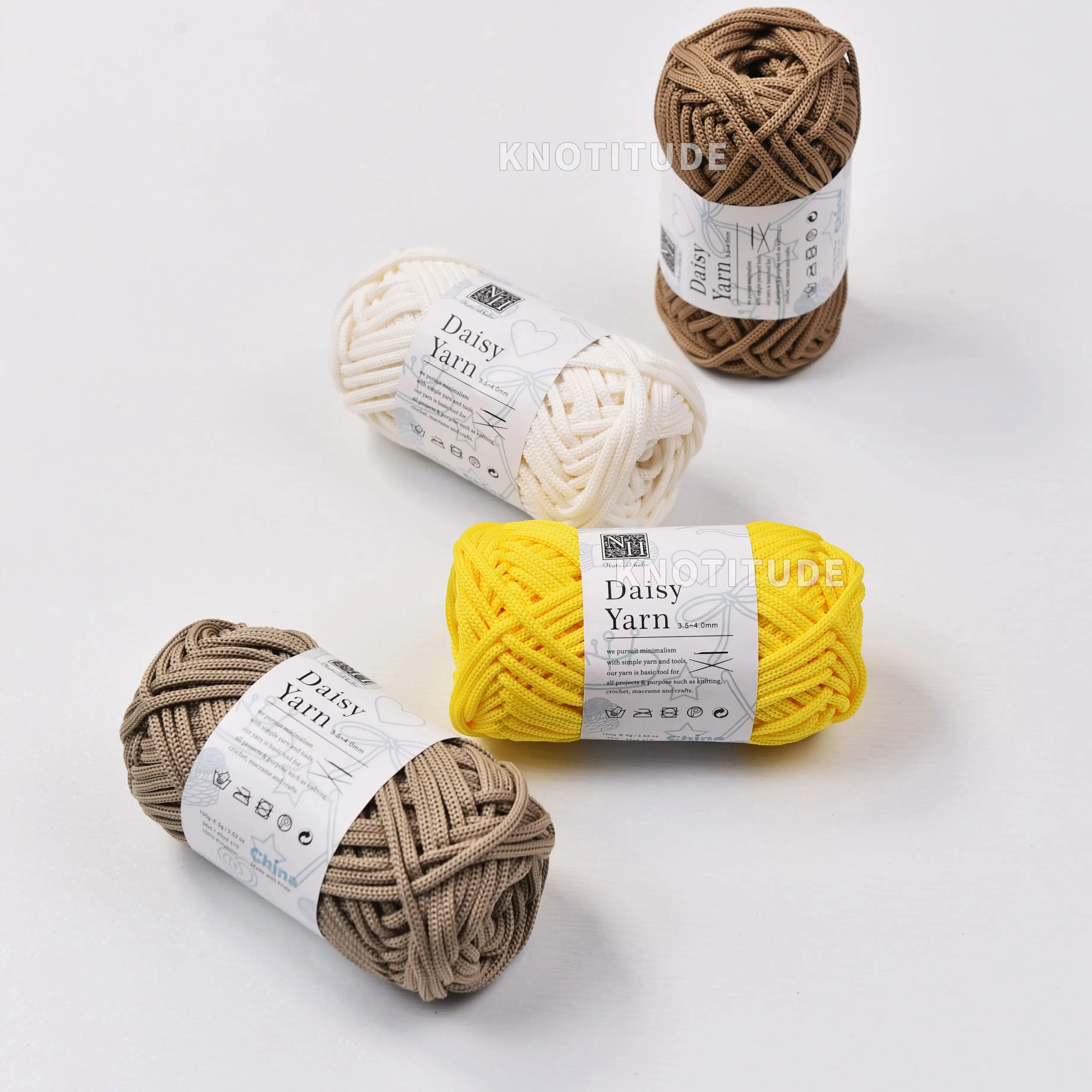 DAISY YARN 4mm polyester knitting yarn 40yards 100g - AliExpress 15
