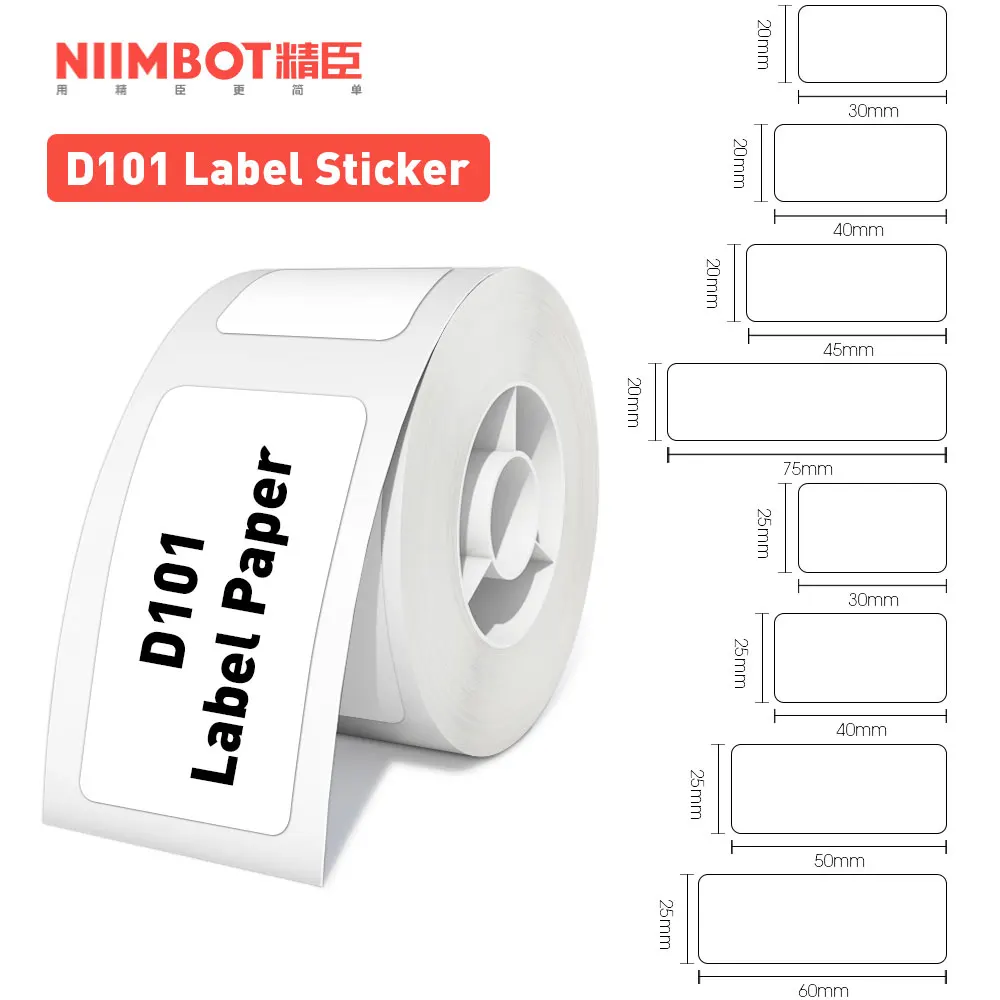 12-15-20-25mm-Niimbot-D101-Label-Paper-Bigger-Size-D101-Thermal-Paper ...