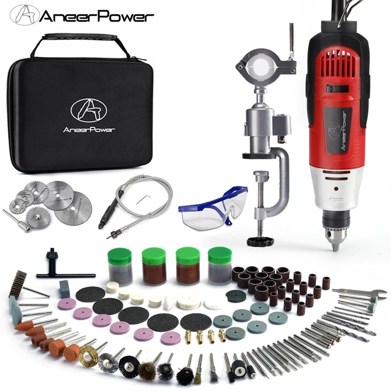 260w Rotary Power Tool Dremel Mini Electric Drill Engraver Polishing ...