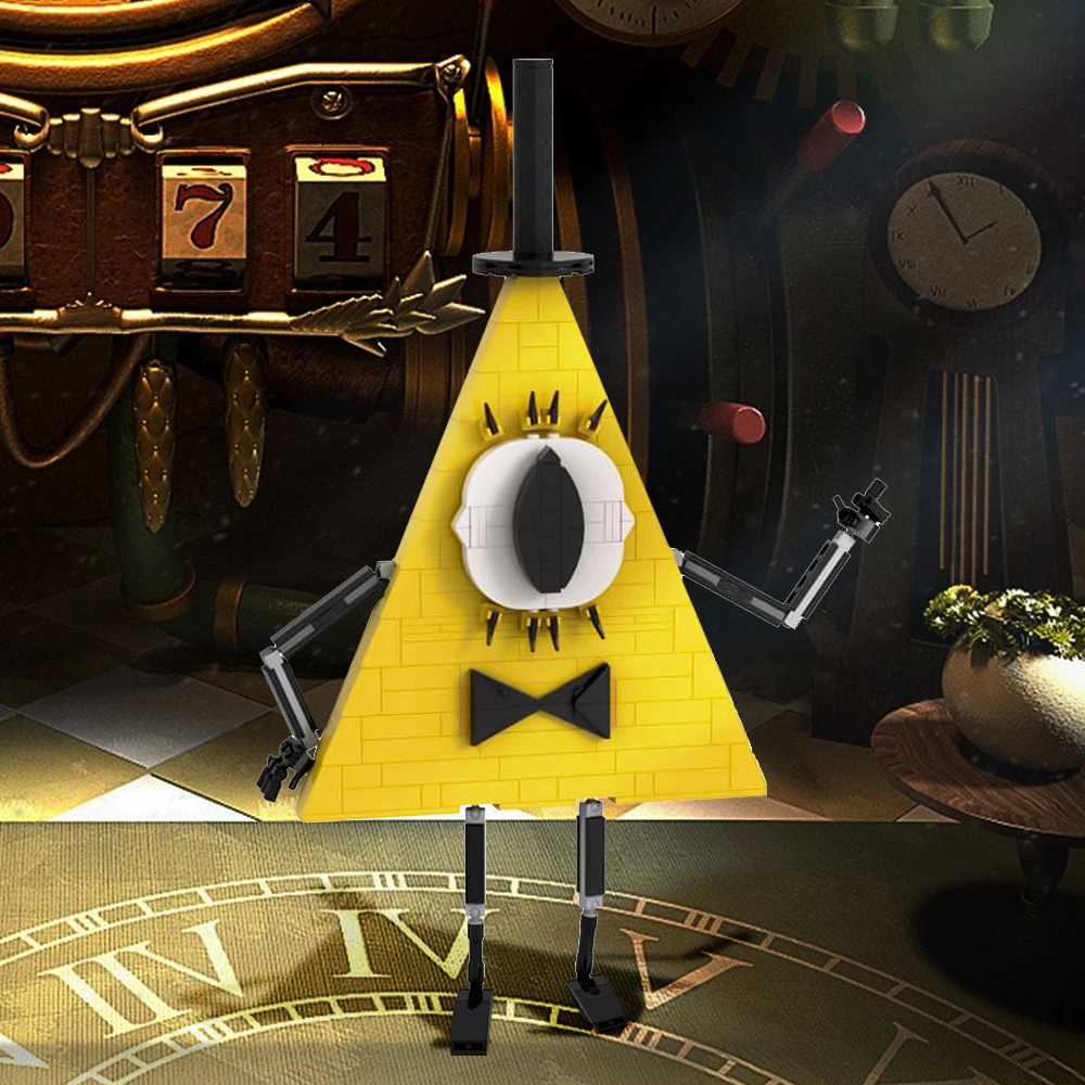 Setbricks-MOC-Bill-Cipher-Gravity-falls-Bricks-Model-Yellow-Gravity-Falls-Cartoon-Characters ...