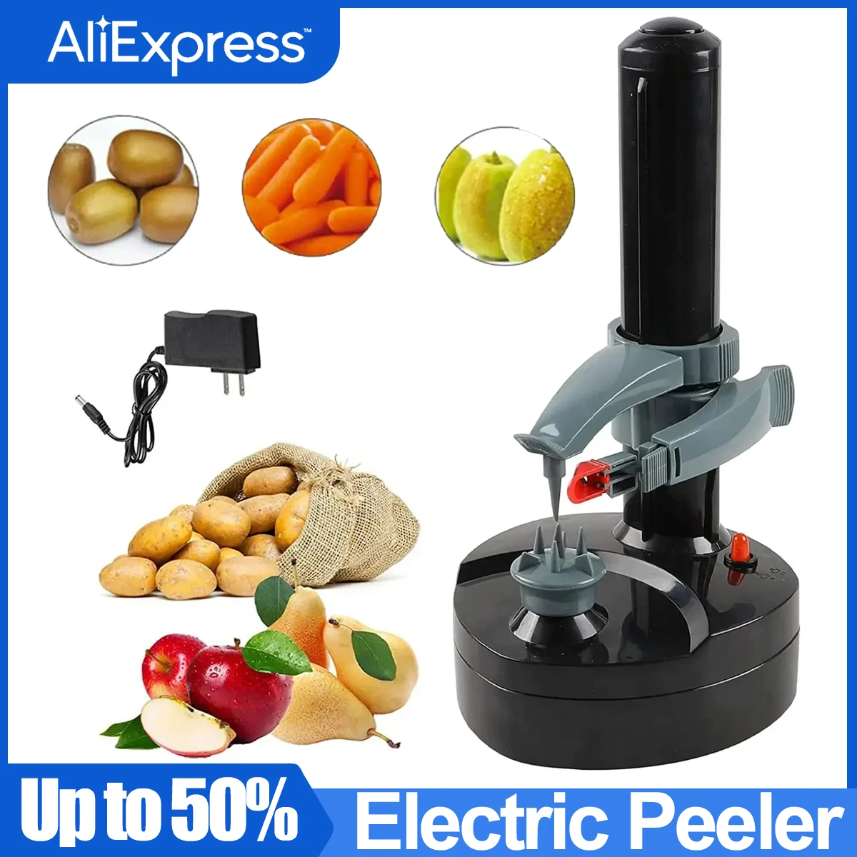 Electric-Multifunctional-Automatic-Peeler-Electric-Spiral-Apple-Peeler ...