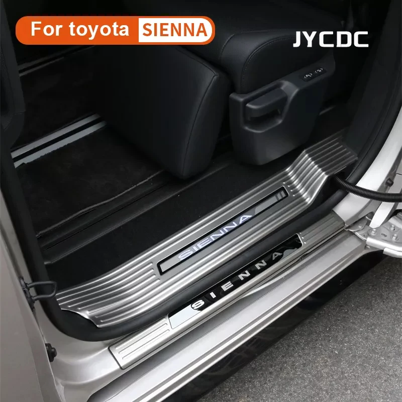 Jycdc Stainless Steel Car Door Sill Anti Kick Sticker Scuff Scratch ...