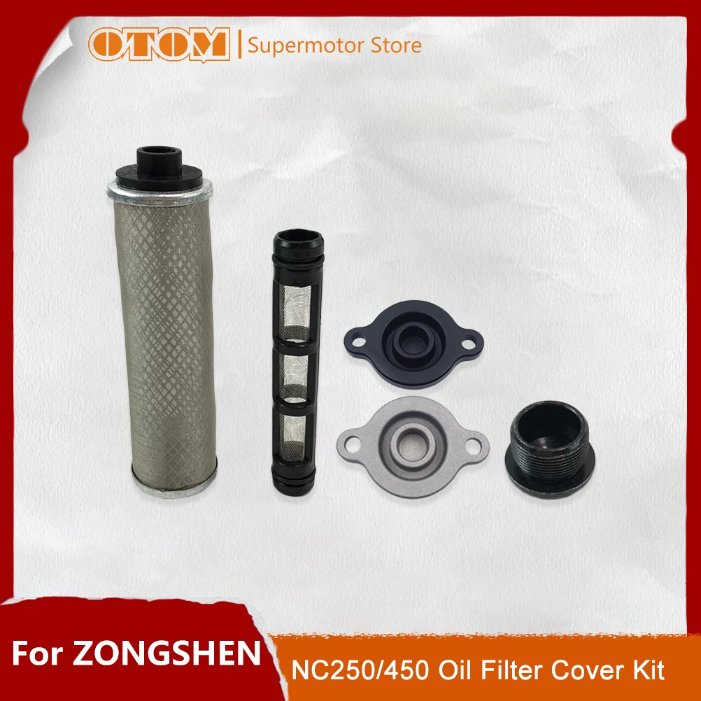 OTOM-Motorcycle-Oil-Filter-Coarse-Filtration-Cover-Kit-Engine-Fine-For ...