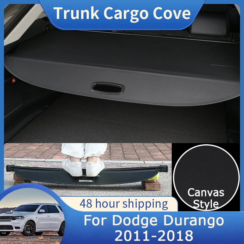 For-Dodge-Durango-2011-2018-Rear-Trunk-Cargo-Cover-Storage-Retractable ...