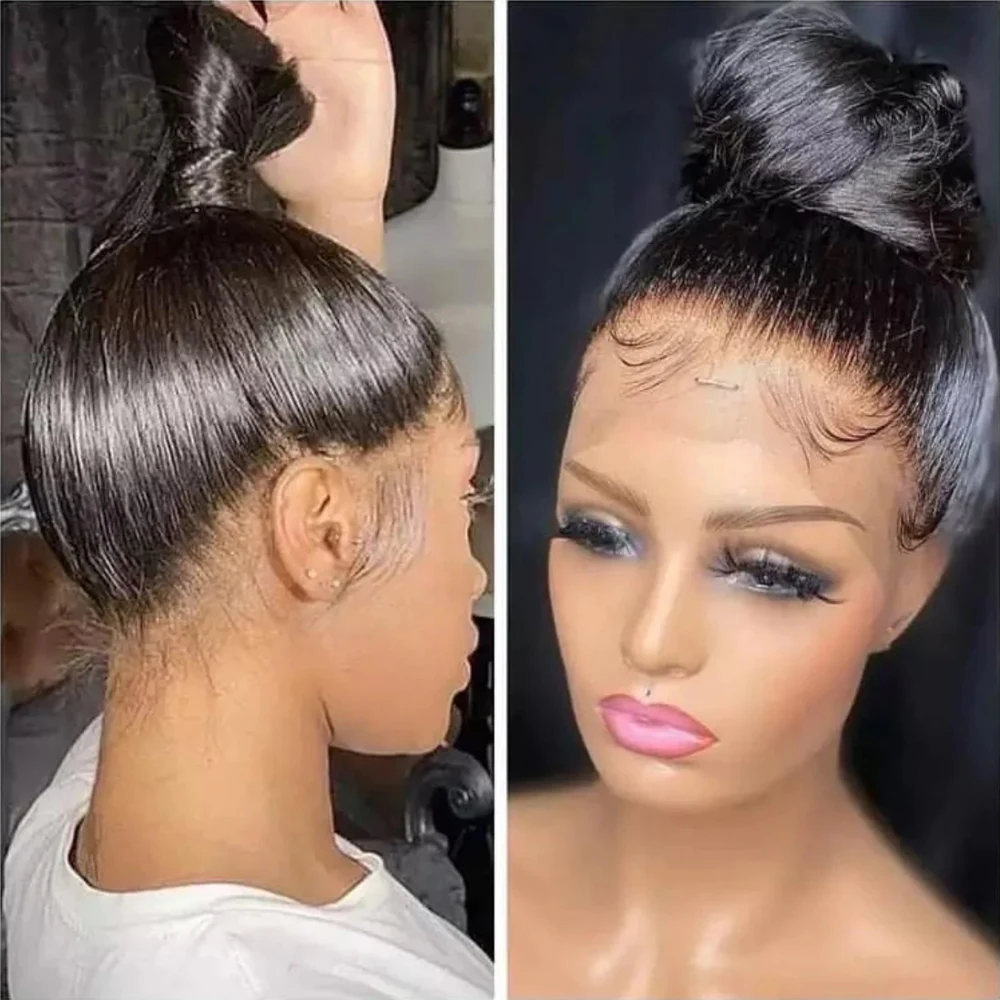 Perruque-Full-HD-Lace-Wig-sans-colle-250-naturelle-cheveux-lisses-pre ...