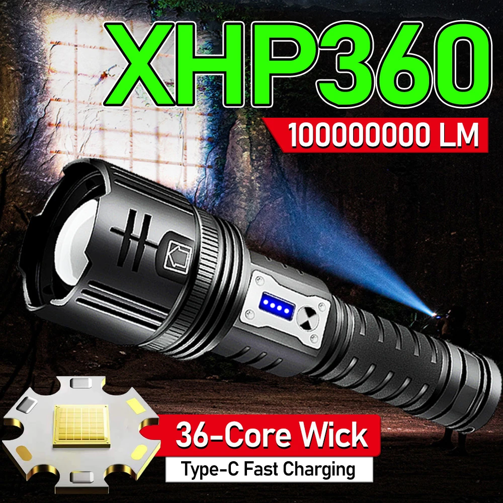 High Power Rechargeable Led Flashlight | Led Flashlight Torch ...