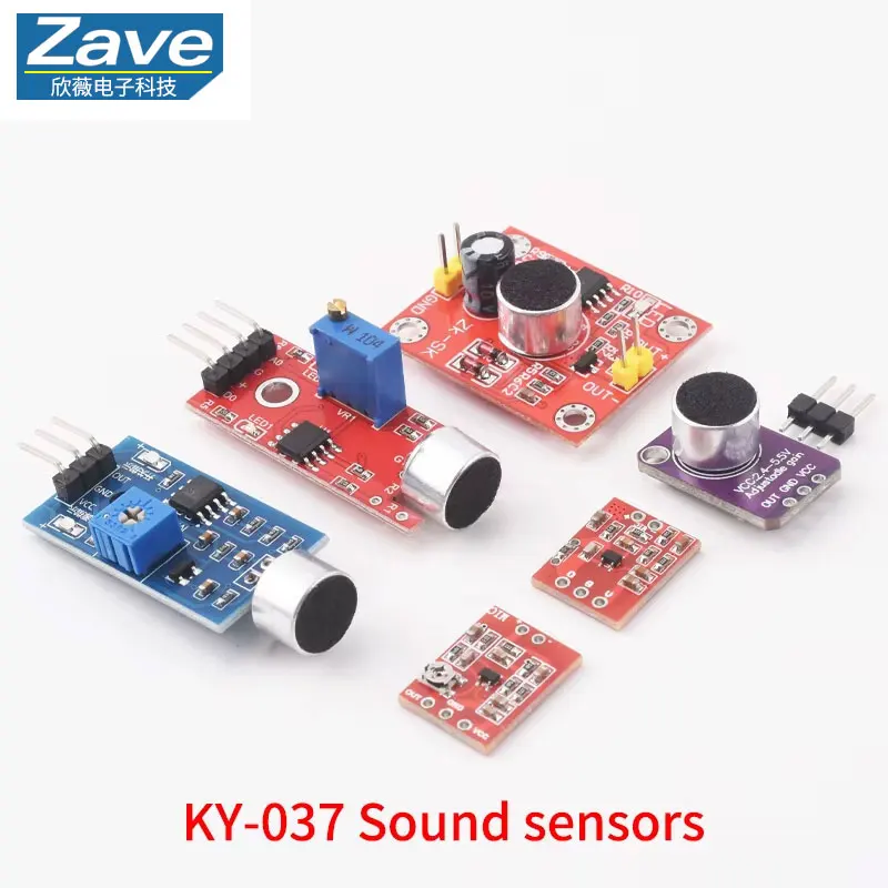 Sound Sensor Module Sound Control Sensor MAX4466 MAX9814 Switch ...