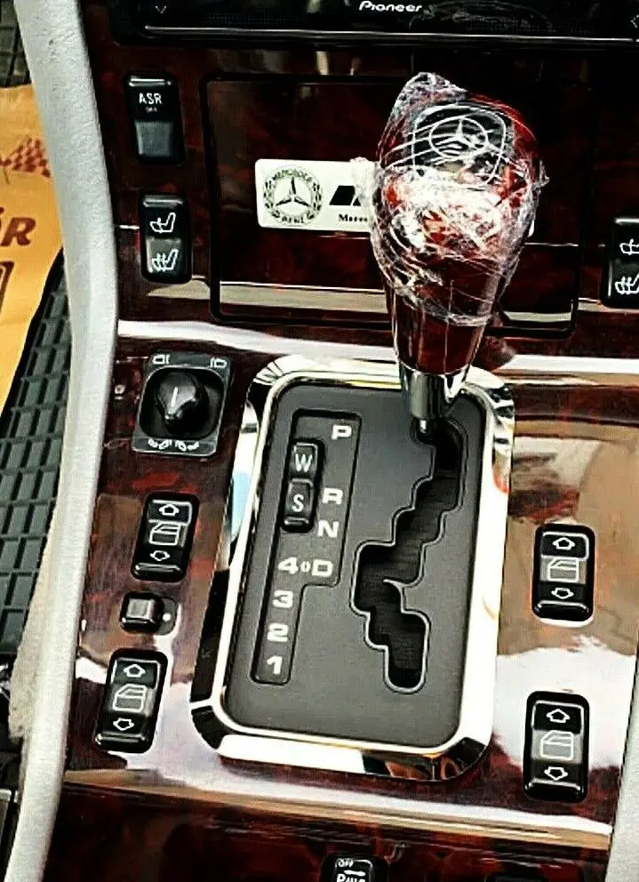 For-Mercedes-Benz-W140-Chrome-Stainless-Shifter-Gear-Frame-Chromium ...