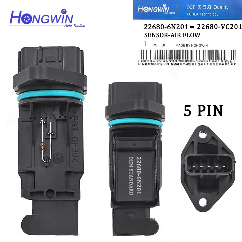 Air-Flow-Meter-MAF-Sensor-For-2000-Nissan-Patrol-GR-V-Wagon-Y61-4-8 ...