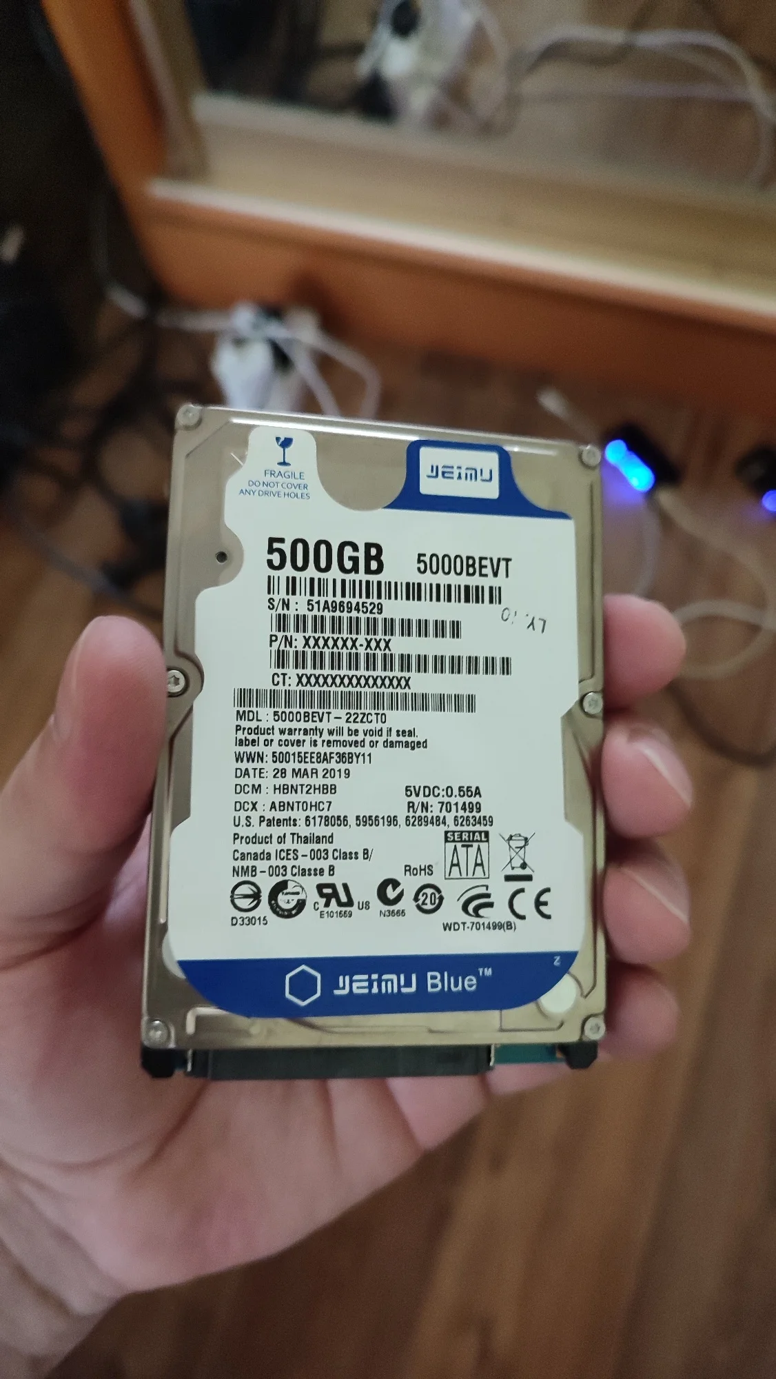 Внутренний жесткий диск SATA2 SATA3, 80 ГБ, 120 ГБ, 240 ГБ, 1 ТБ, 2 ТБ ...