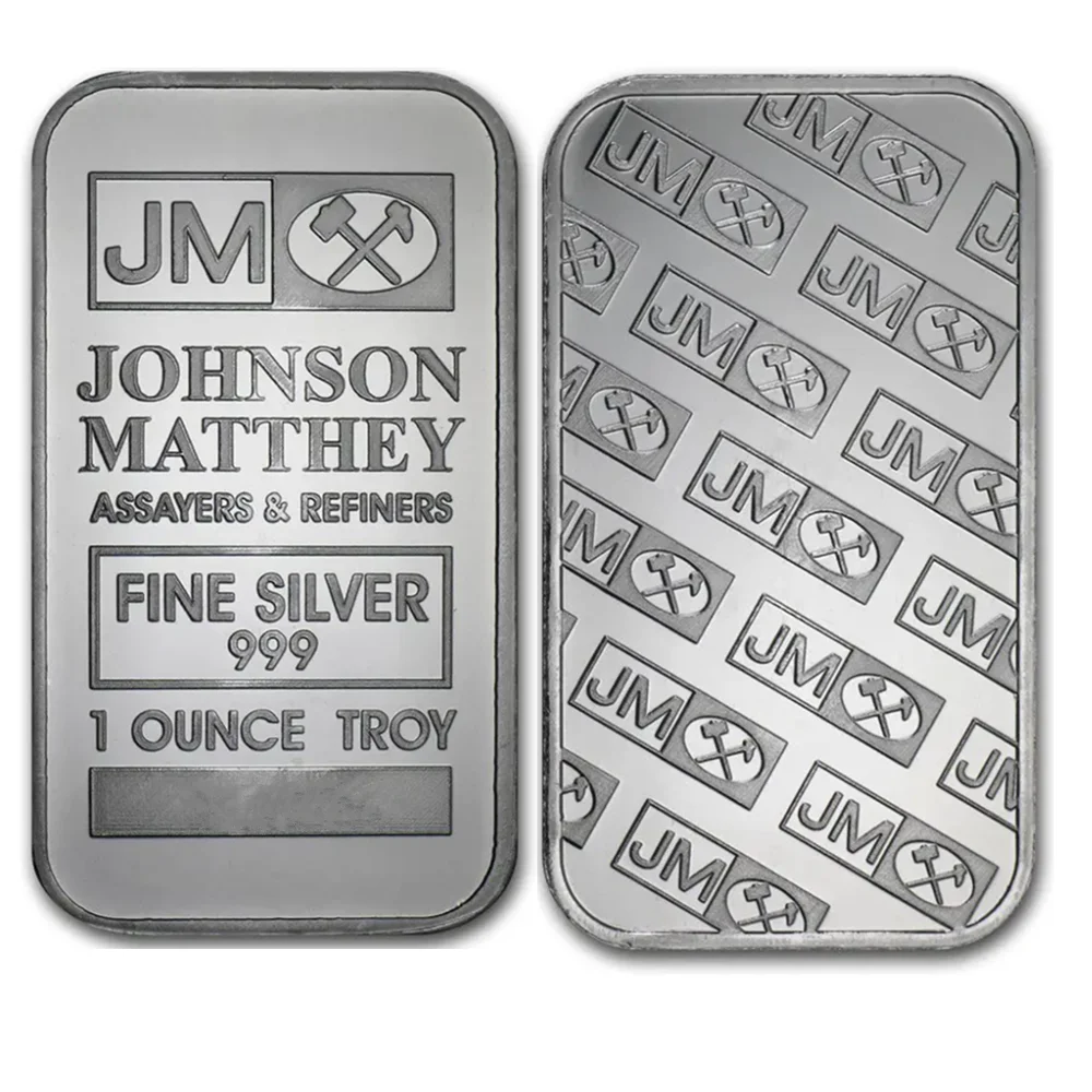 1 oz Johnson Matthey Silver Bar| | - AliExpress